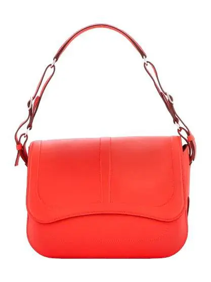 Hermès Harnais Shoulder Bag Epsom And Swift - Red
