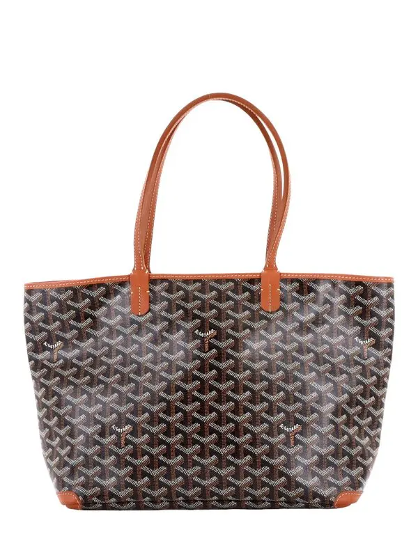 Goyard Artois Tote Coated Canvas Pm - Brown
