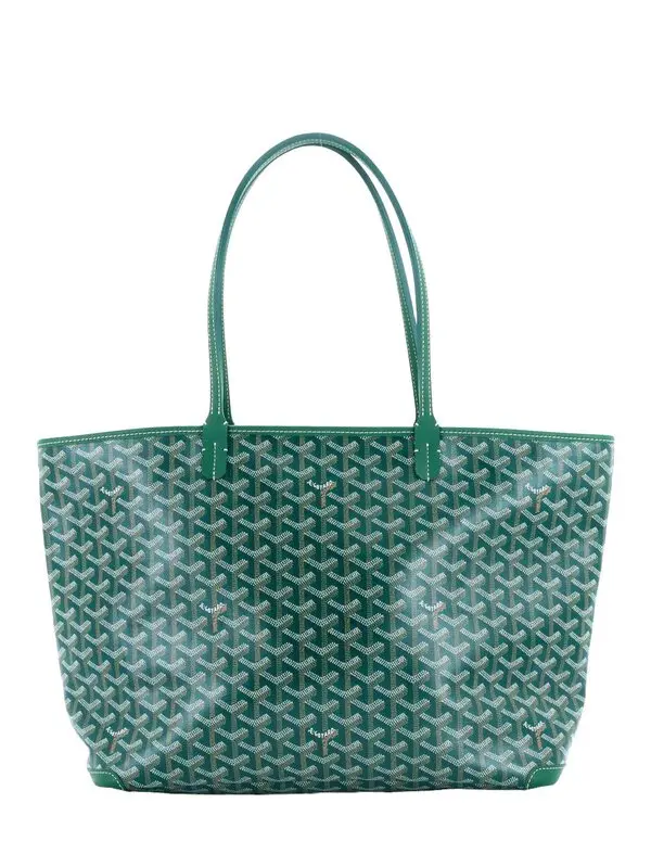 Goyard Artois Tote Coated Canvas Mm - Green