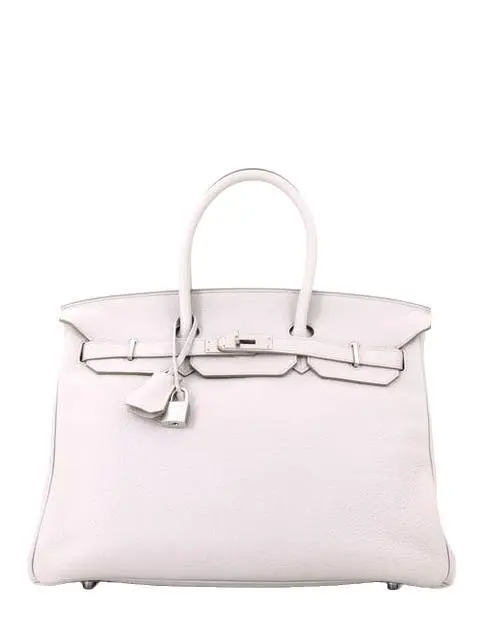 Hermès Birkin Handbag Togo With Palladium Hardware 35 - Grey