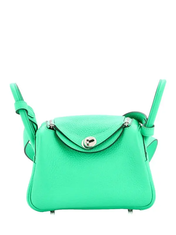 Hermès Lindy Bag Clemence Mini - Vert Comics
