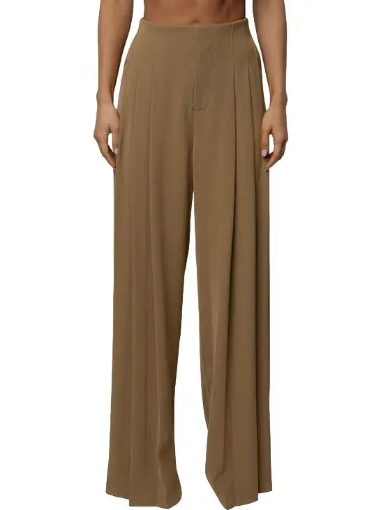 JLUXLABEL Signature Elegance Trousers - Olive