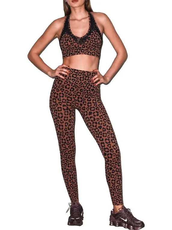 FLEUR DU MAL Sculpt Legging - Neautral Leopard