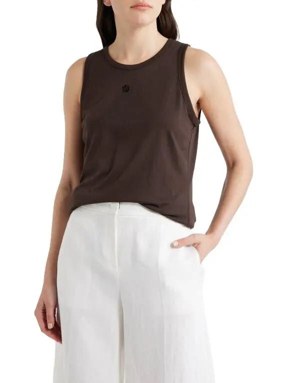 BOSS Eveysa Knit Tank - Cave Brown