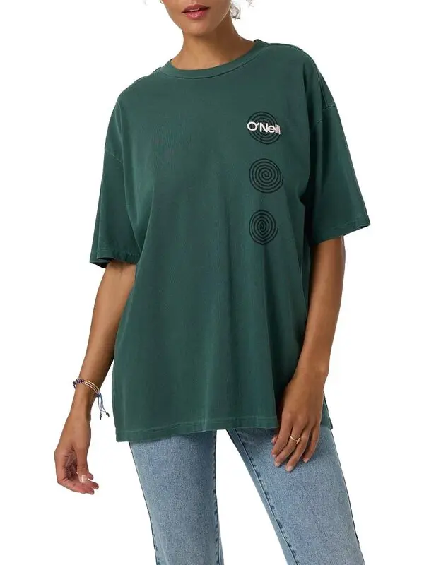 O'Neill Og Fish Eye Cotton Graphic T-shirt - Dark Forest