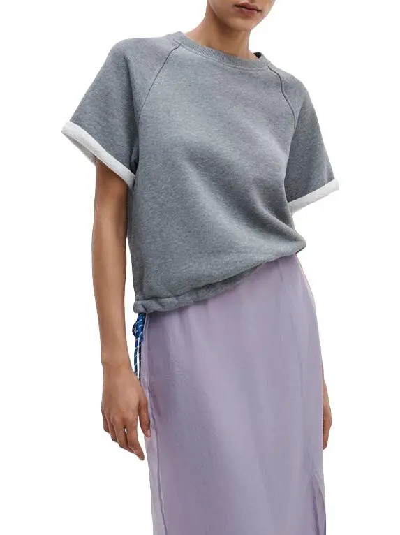Rag & Bone Vintage Terry T-shirt - Heather Grey