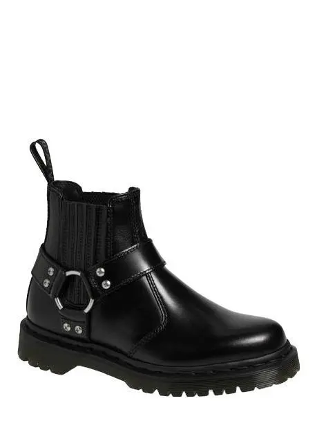Dr. Martens 2976 Analine Harness Boot - Black Analine