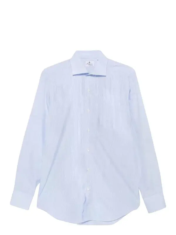 FINAMORE 1925 Milano Striped Shirt - Blue