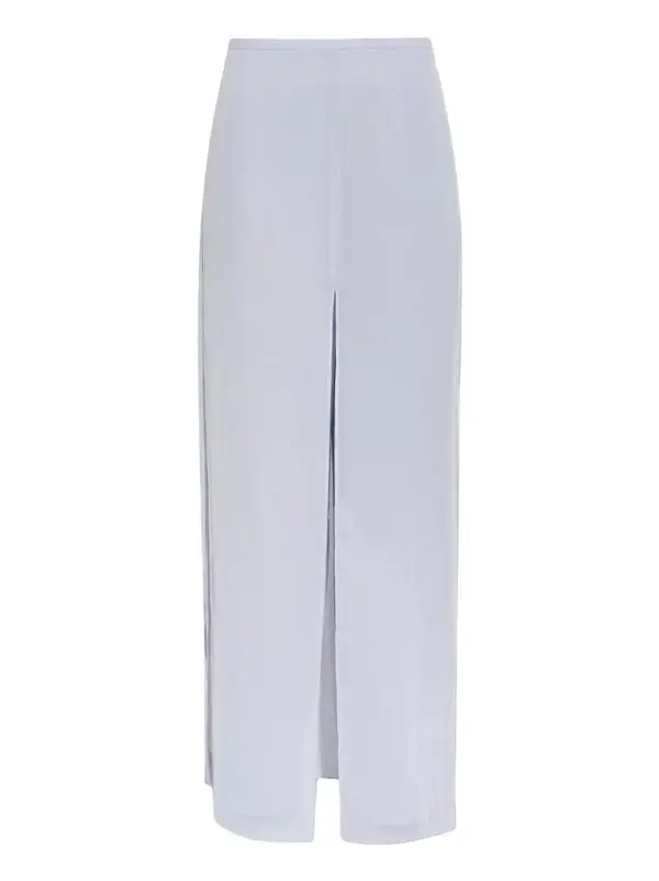 Emporio Armani Slit-detail Layered Trousers - Purple