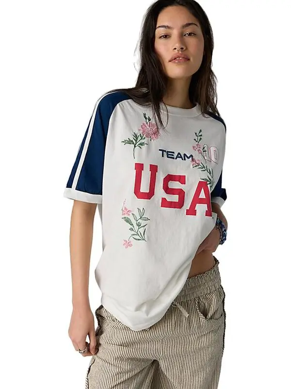 RAGABOND Embroidered Goal Tee - Usa