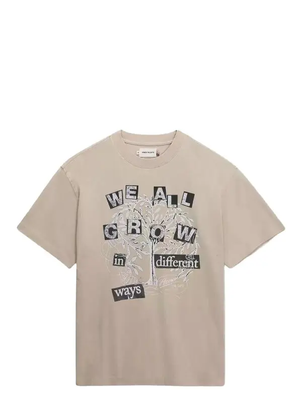 HONOR THE GIFT We All Grow Graphic-print T-shirt - Neutrals