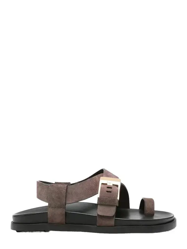 TOD'S Buckle-fastening Toe-strap Sandals - Brown