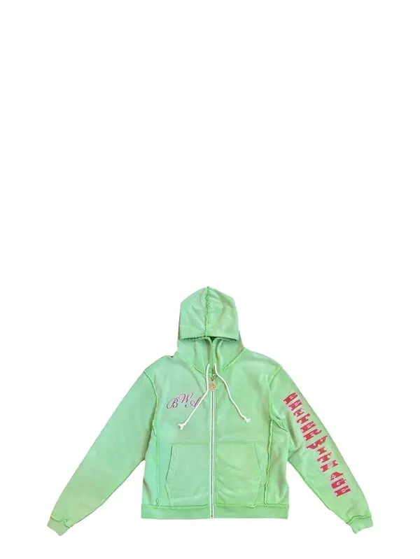BETTER WITH AGE Magic Zip-up Hoodie - Green