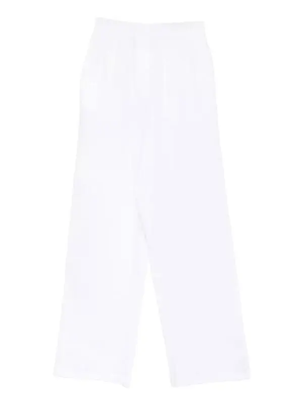 RIVIERA Elasticated-waistband Trousers - White