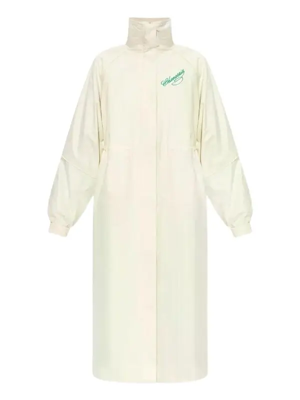 WILLY CHAVARRIA Logo-embroidered Drawstring Jacket - Neutrals