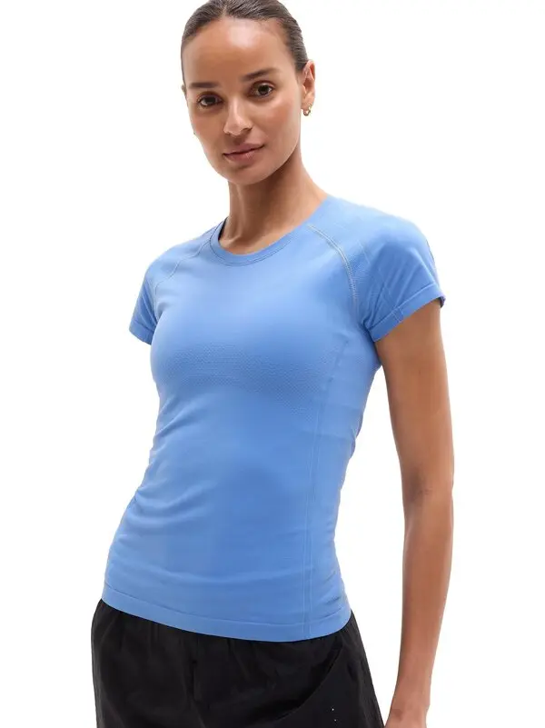 Athleta Momentum Flex Tee - Waterfall