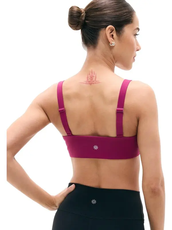 Athleta Reform Adjustable Sports Bra A-c - Wildberry