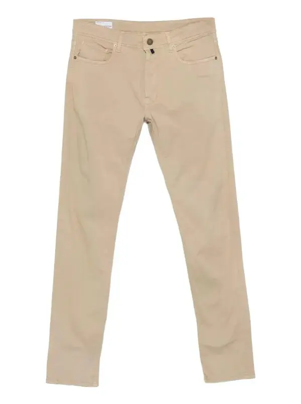 Incotex Five-pocket Slim-fit Trousers - Neutrals