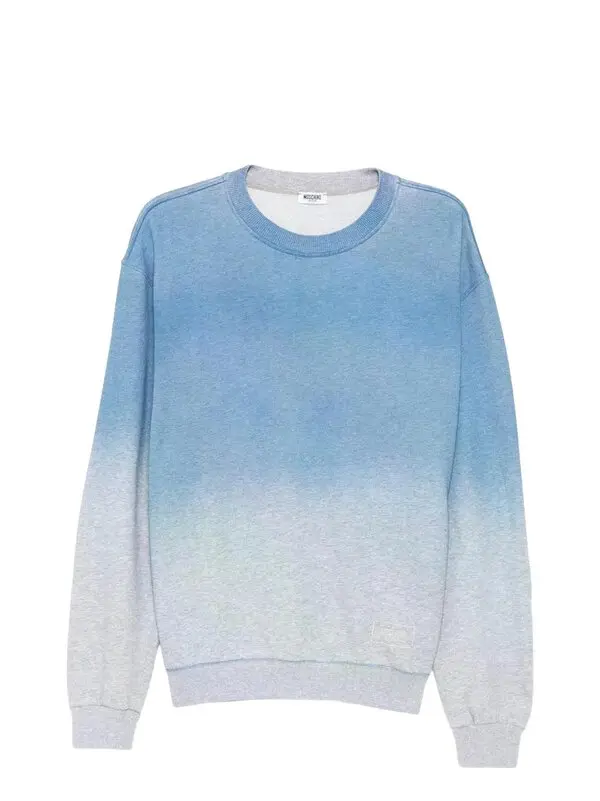 Moschino Ombre-effect Sweatshirt - Blue