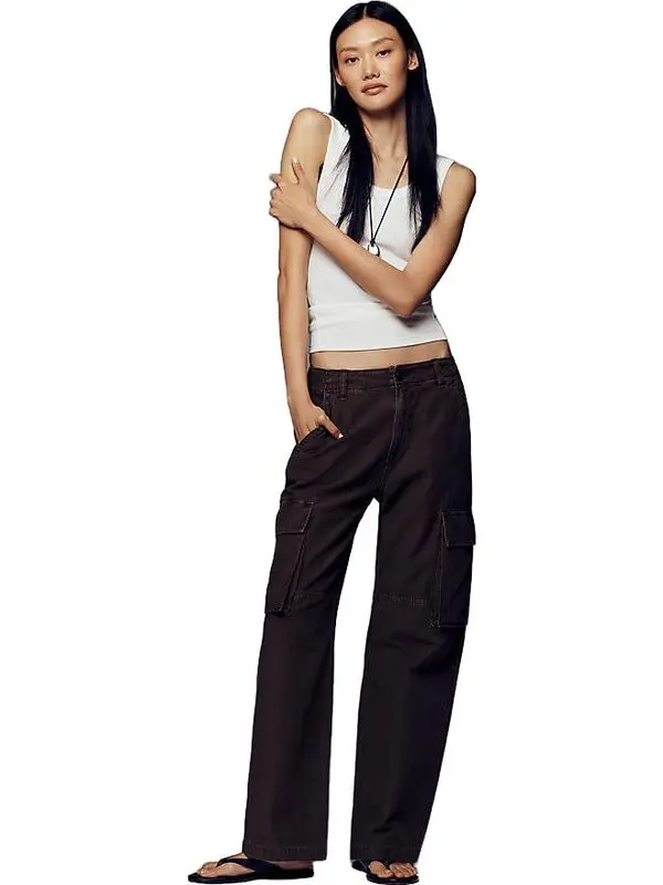 Citizens Of Humanity Esme Cotton Cargo Pants - Moss