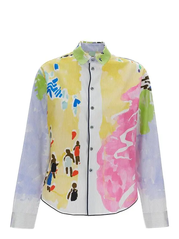 ROHKA Printed Cotton Shirt - Multicolor