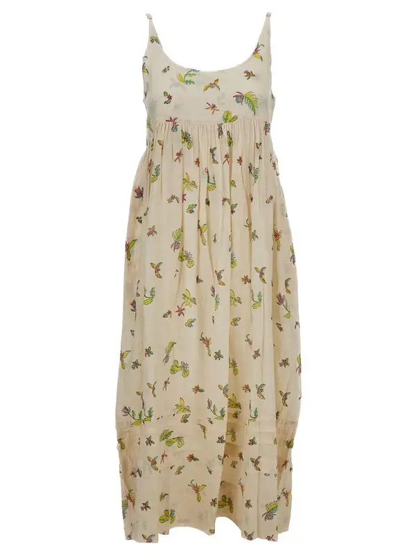 INJIRI Sophia Slip Dress - White