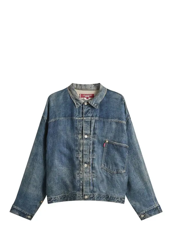 Junya Watanabe X Levi's Linen Trucker Jacket - Indigo