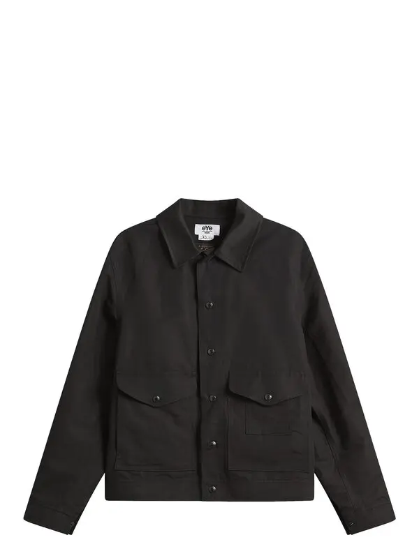 Junya Watanabe Filson Oxford Linen Jacket - Black X Grey