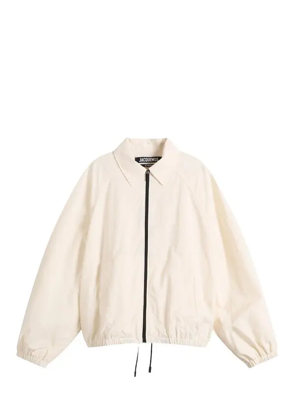 Jacquemus Zip Through Windbreaker - White