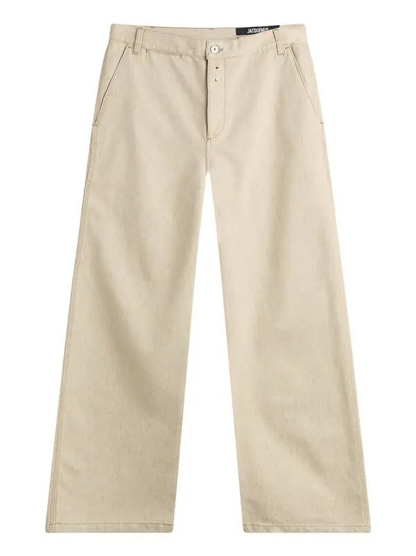 Jacquemus Peasant Cotton Chino - Light Beige