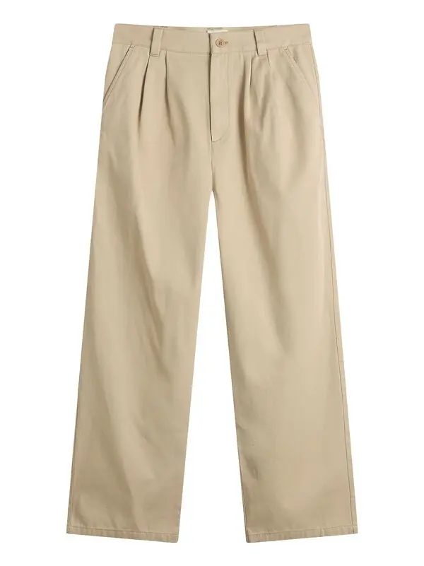 A.p.c. Ricky Double Pleat Chinos - Beige