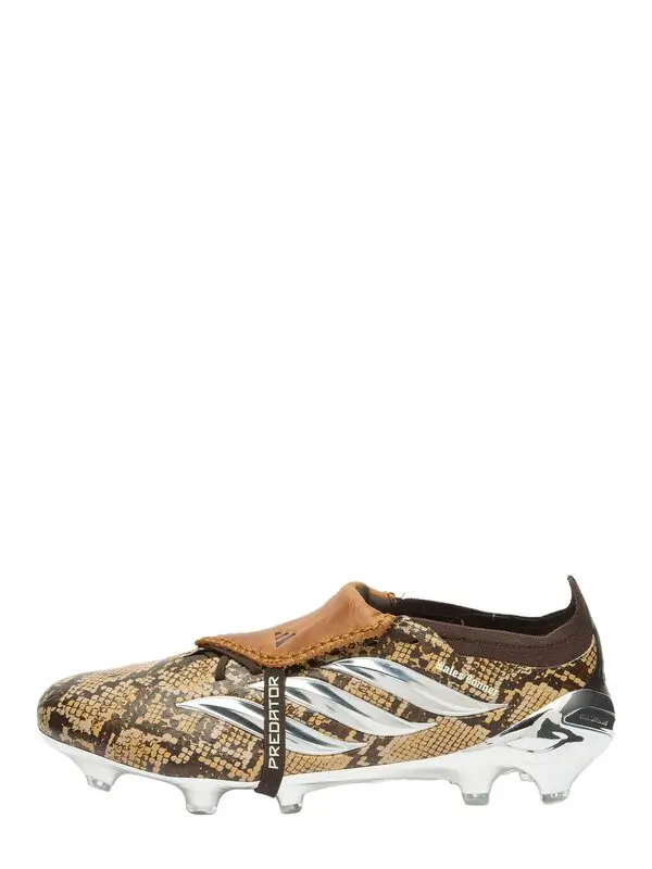 Adidas X Wales Bonner Predator Elite Snakeskin Football Boots - Linen Khaki/silver/wonder White