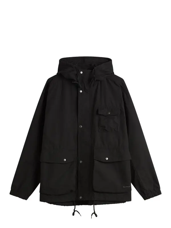 SNOW PEAK Light Dobby Cloth Parka Jacket - Black