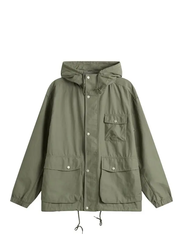 SNOW PEAK Light Dobby Cloth Parka Jacket - Forage