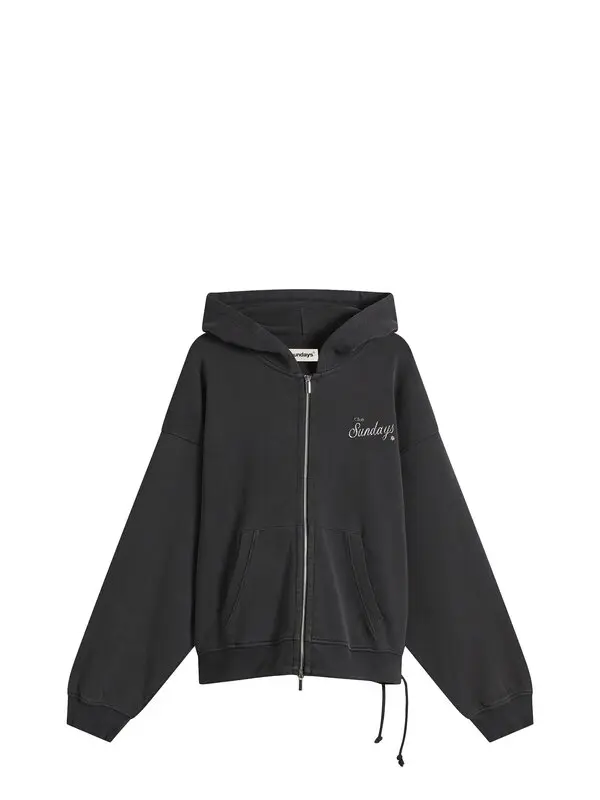 SNDYS. Zip Hoodie - Black