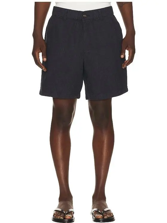 Marine Layer 7 Saturday Hemp Chino Short - Navy