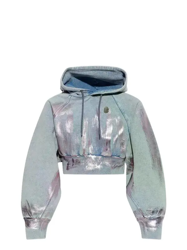 A BATHING APE Long-sleeved Hoodie - Blue