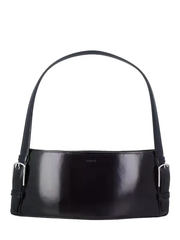 Coperni Ergonomic Leather Shoulder Bag - Black