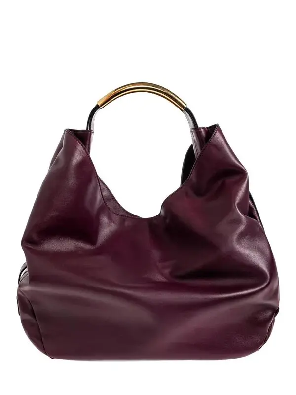 Moschino Handle Me Logo-plaque Tote - Red