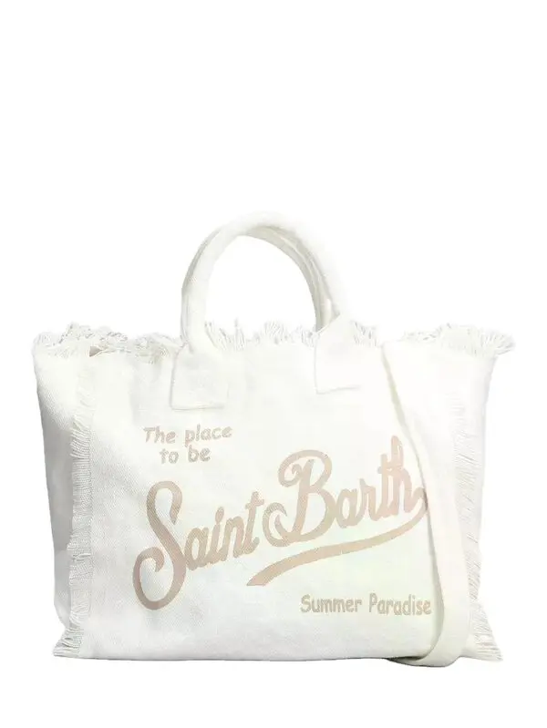 MC2 SAINT BARTH Colette Logo-print Tote Bag - Neutrals