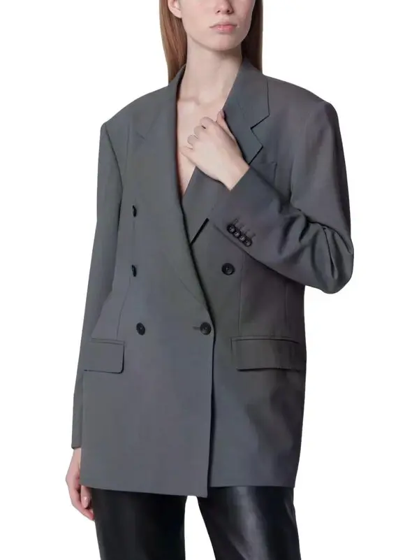 Tagliatore Loreley Double-breasted Blazer - Grey