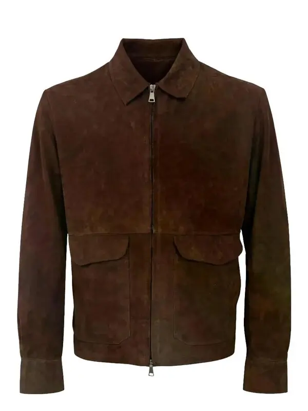 FRANZESE COLLECTION Stefano De Martino Bonded Jacket - Brown
