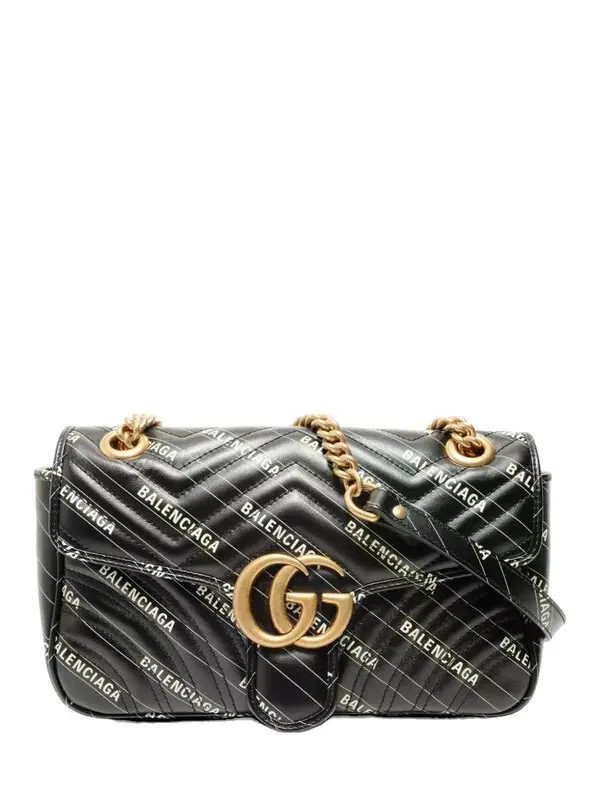 Gucci Gg Marmont Shoulder Bag - Black