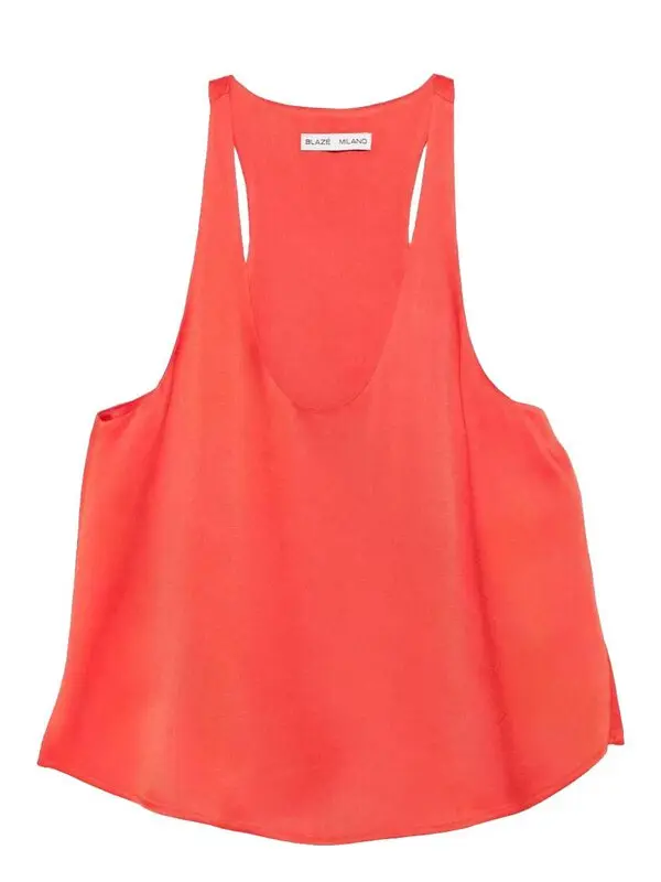 BLAZÉ MILANO Scoop Neck Top - Red