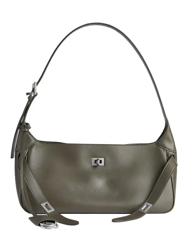 Balenciaga Bel Air Shoulder Bag Small - Khaki