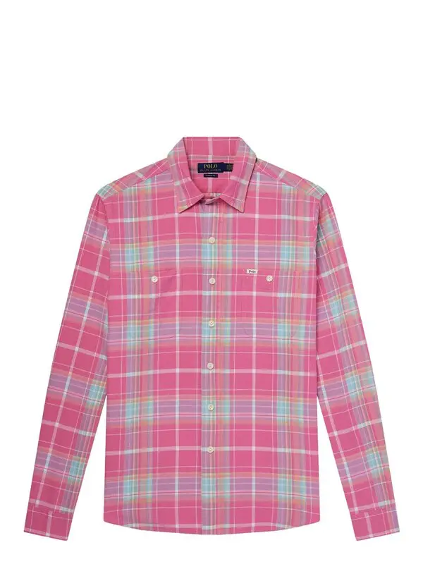 Polo Ralph Lauren Checked Cotton Shirt - Pink