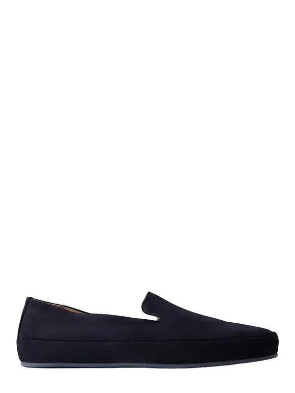 Mulo Evening Suede Loafers - Blue