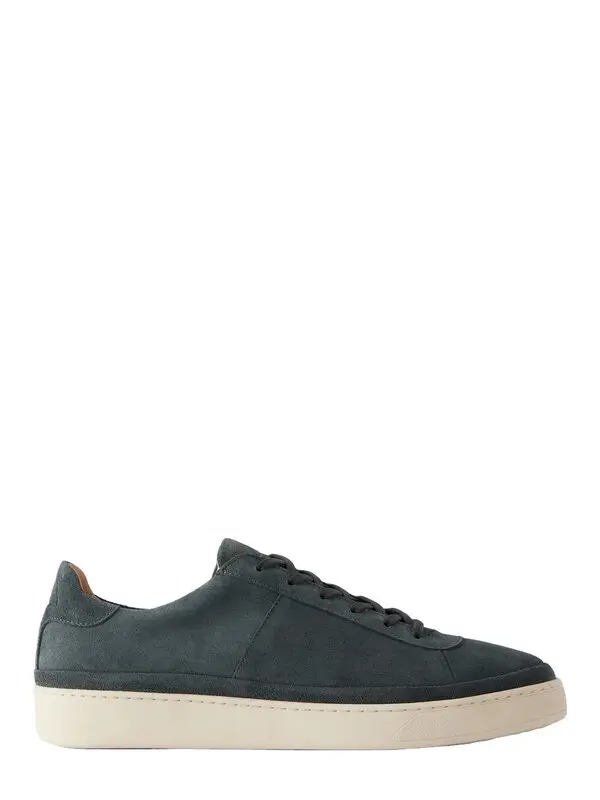 Mulo Suede Sneakers - Blue