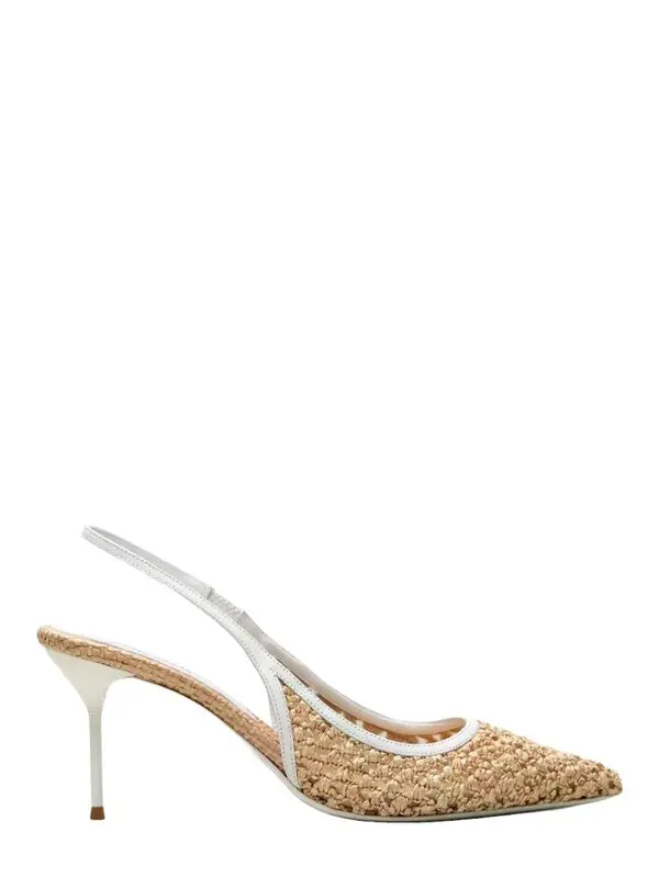 Paris Texas Lidia Slingback Pumps - Neutrals