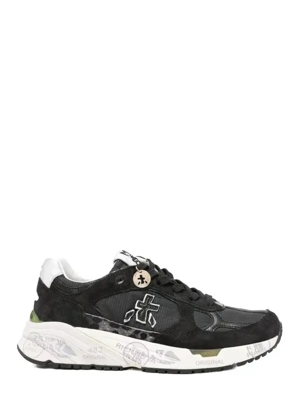 Premiata Mased Sneakers Leopard Print - Black